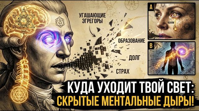 Сен Жермен КУДА УХОДИТ ТВОЙ СВЕТ: скрытые ментальные дыры, через которые Матрица пьёт твою жизнь