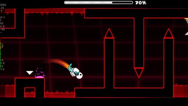 The challenge? Geometry dash