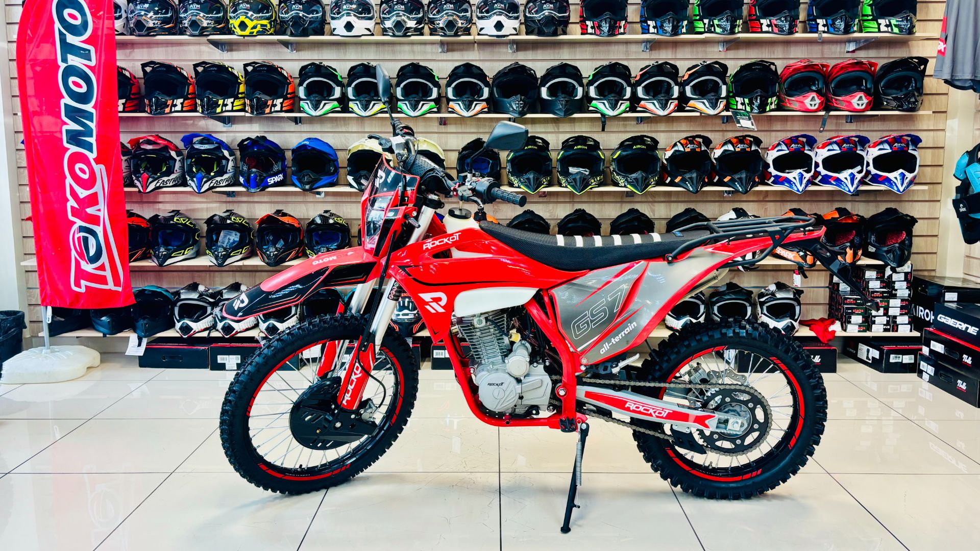 Мотоцикл эндуро ROCKOT GS7 ALL-TERRAIN (250cc, 171FMM (YB250R), 21/18) (ЭПТС)