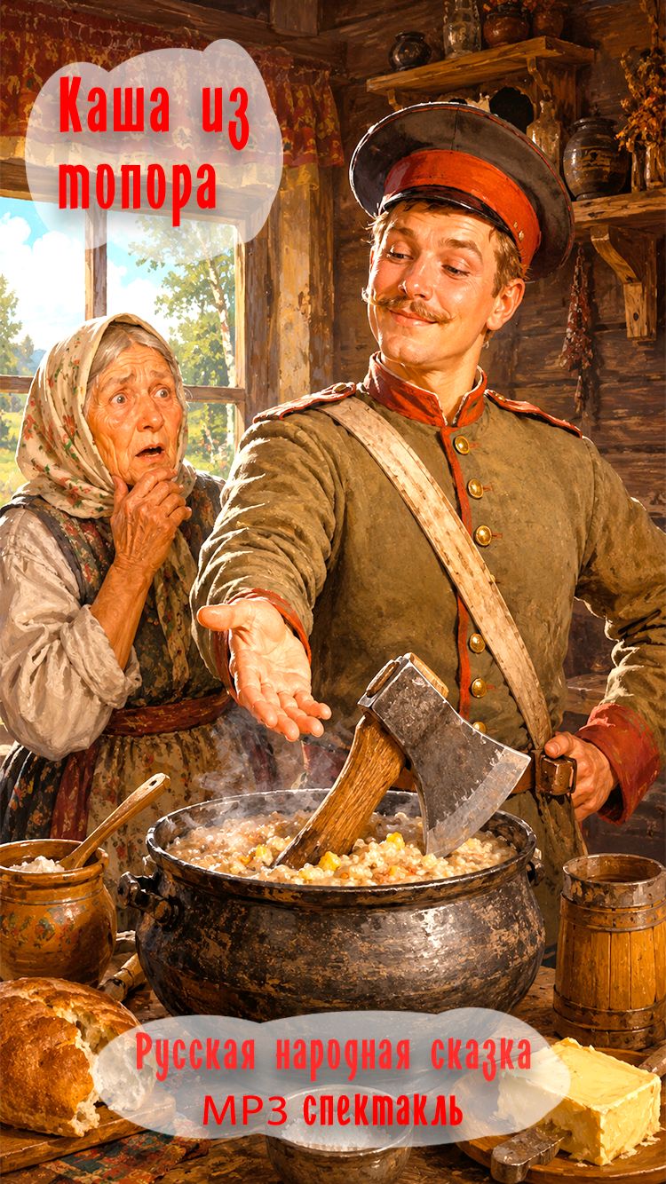 Русская народная сказка «Каша из топора» #Аудиокнига #MP3 #WAV