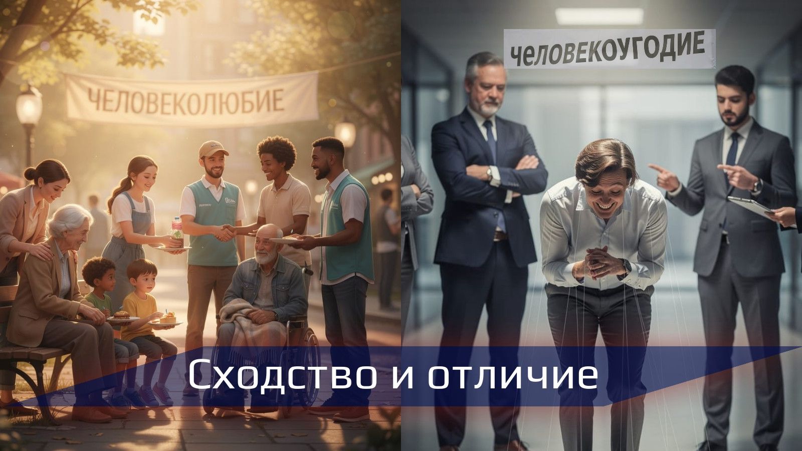 Как отличить полезную любовь к себе от эгоизма, а человеколюбие от человекоугодия?