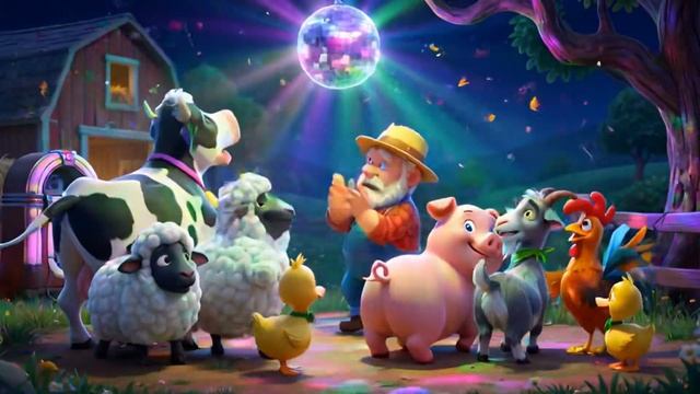 У старого Макдональда была ферма Смешные животные и песни 3D   Мультфильм для детей и весёлые