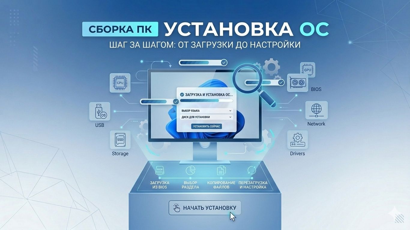 3 часть - Установка ОС