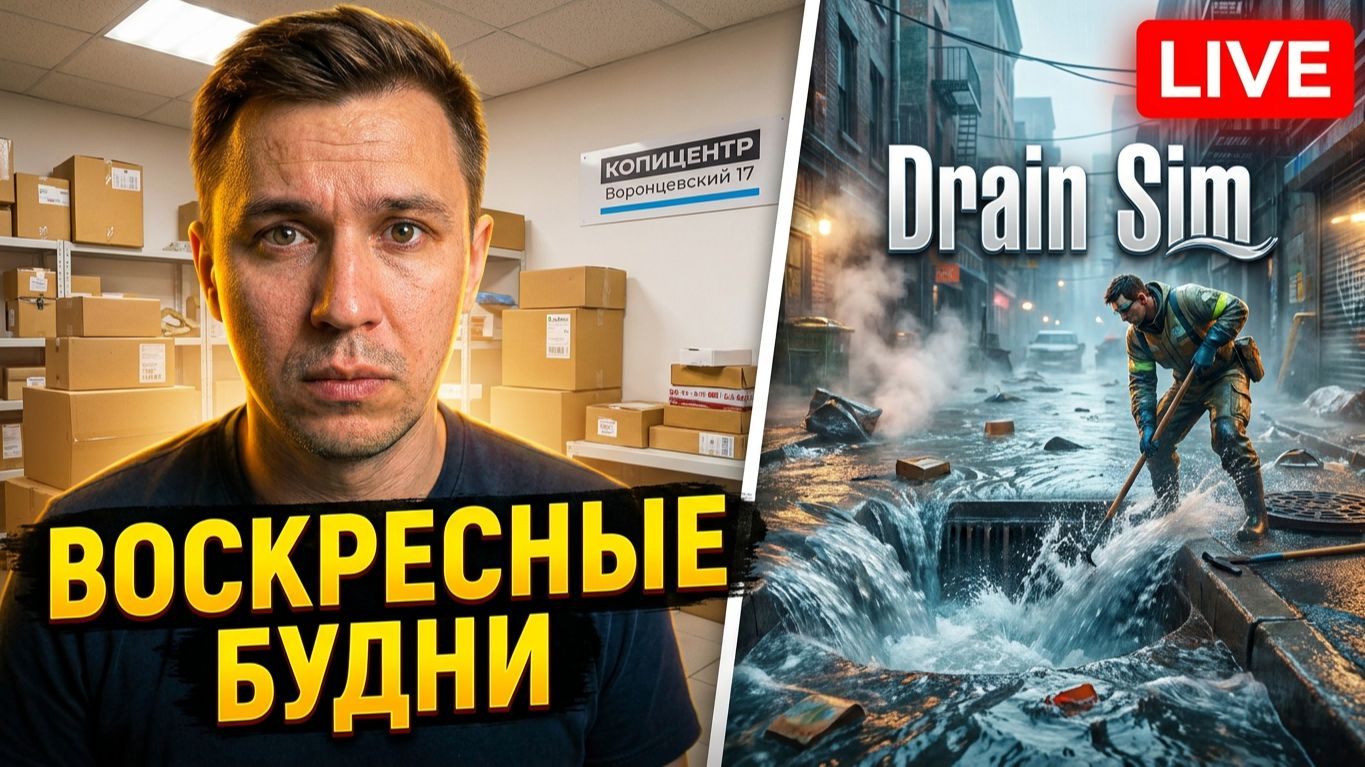 ВОСКРЕСЕНЬЕ В ПВЗ: Работа кипит и потоп в Drain Sim!