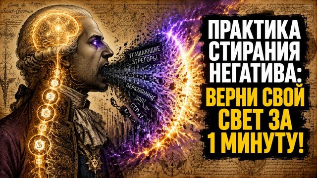 Сен Жермен - ПРАКТИКА СТИРАНИЯ НЕГАТИВА: как за одну минуту вернуть себе всё, что украли за день