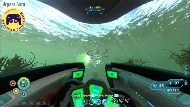 🔥 Эпичная Схватка с Левиафаном - Жнецом 💀 в Subnautica! #сабнатика