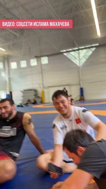 Перед дебютом в UFC Гасанов спаррингует c Махачевым