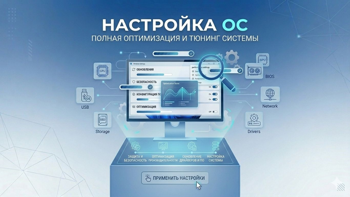 4 часть - Настройка ОС