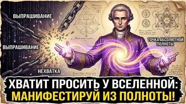 Сен Жермен - ХВАТИТ ПРОСИТЬ У ВСЕЛЕННОЙ: начни манифестировать из точки абсолютной полноты