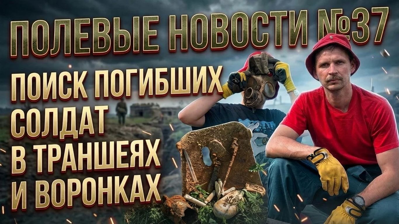 Полевые новости №37 | Немецкая траншея | Находка которую не ожидали | EE88