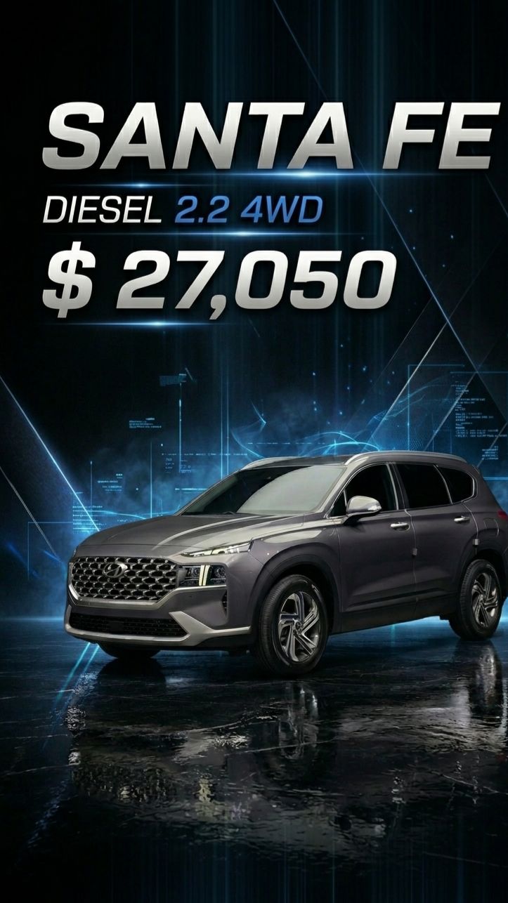 Hyundai The New Santa Fe Diesel 2.2 4WD 2021 года из Кореи в Беларусь
