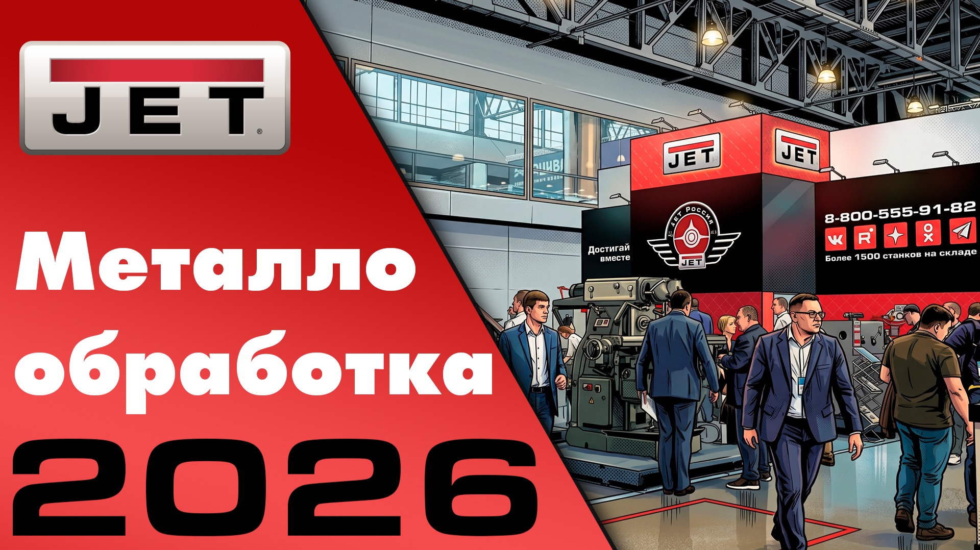 Металлообработка 2026: Впечатления,Обзор выставки, Новинок от JET