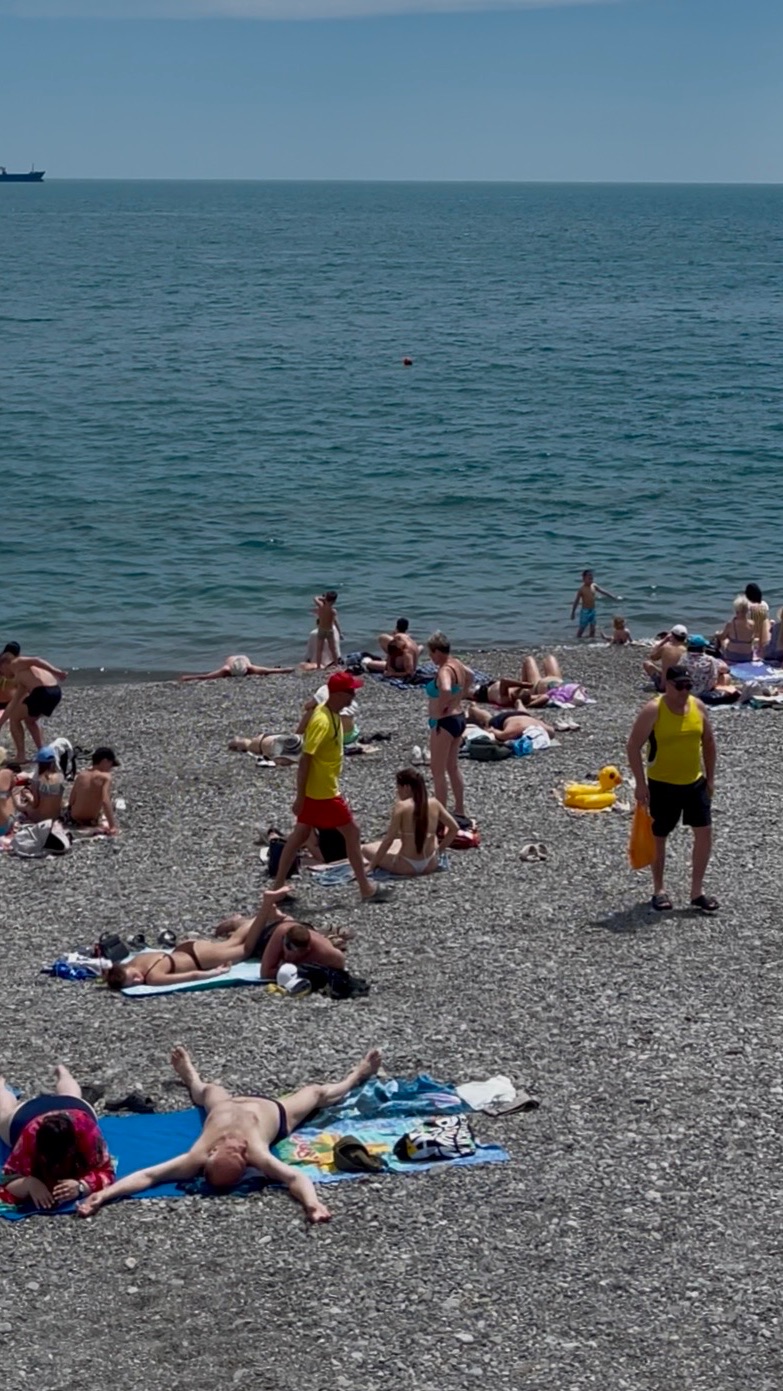 Ялта, Приморский пляж 🏖️