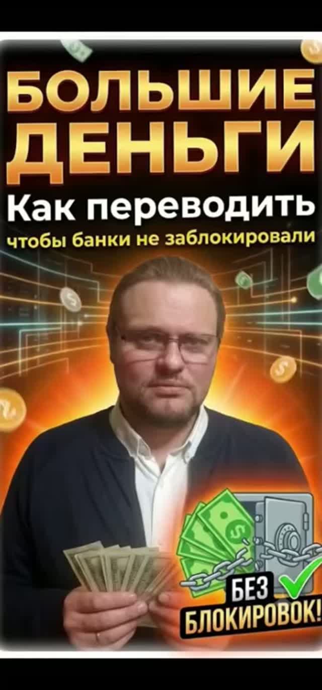 Как переводить большие суммы БЕЗ БЛОКИРОВОК? (Полный гид)