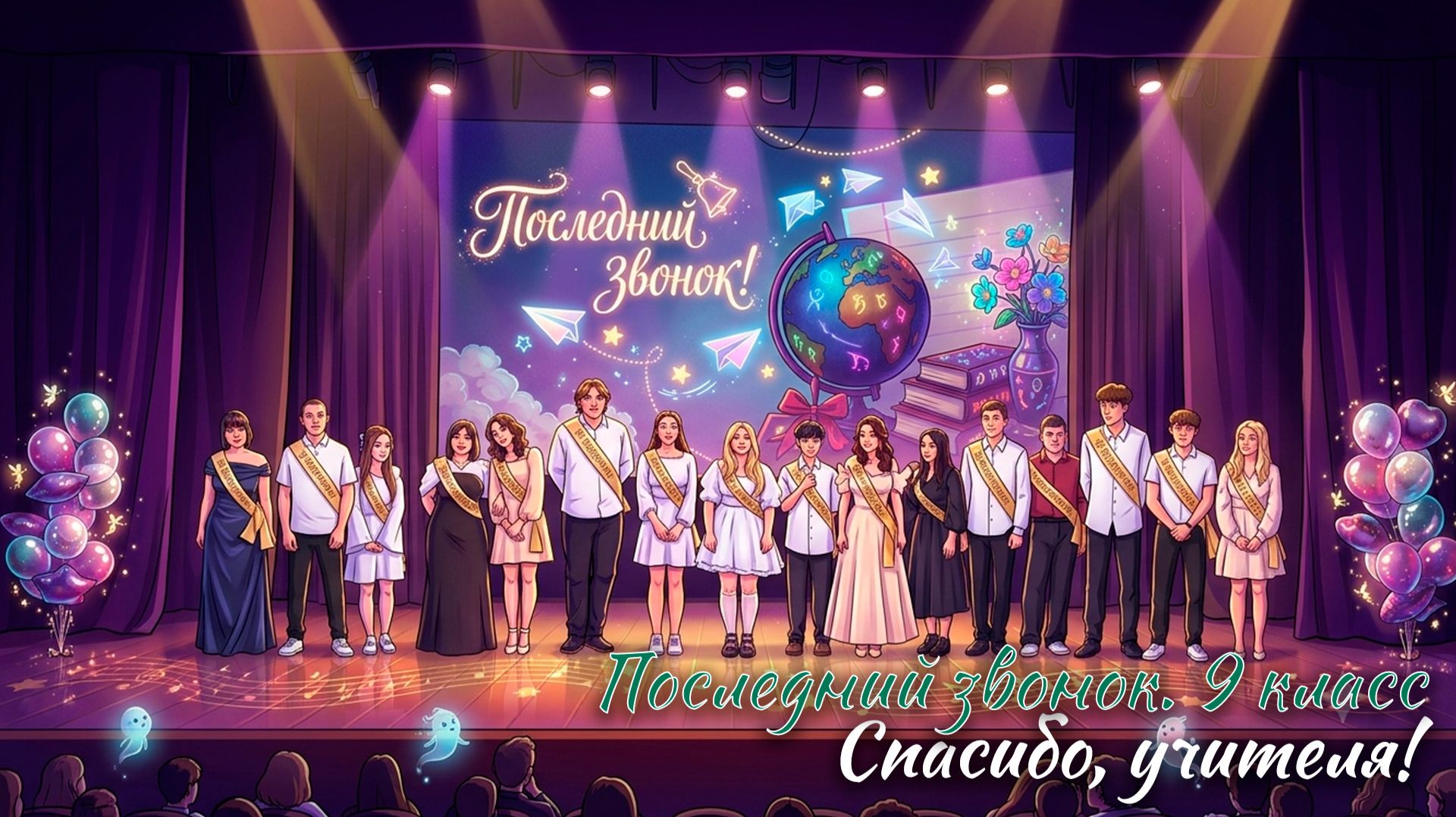 🔔 Последний звонок 2026. 9 классы. Спасибо, учителя!