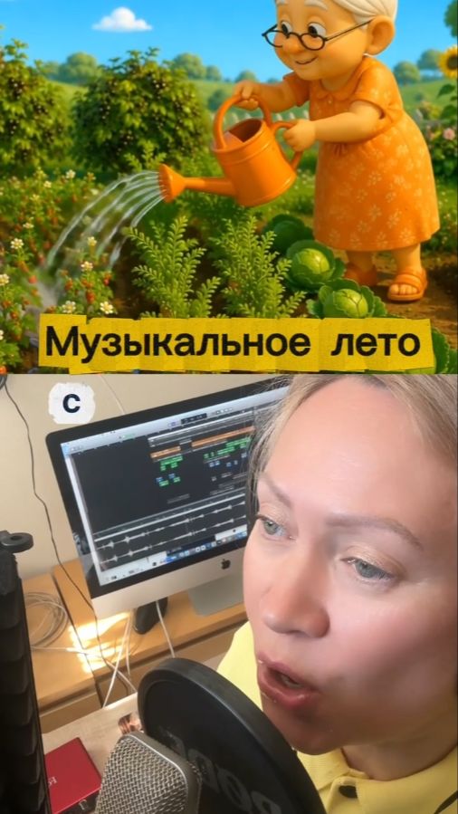 Как создаётся песня для мультфильма 🌱🎙 #shorts
