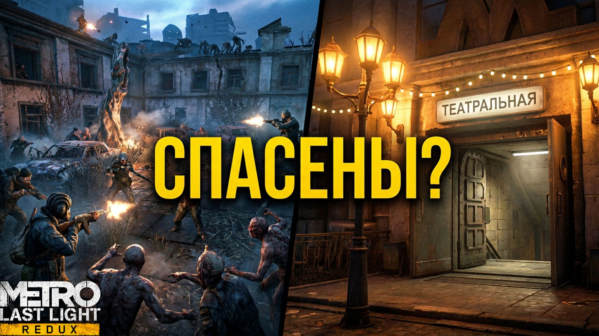 НА НАС НАЛЕТЕЛА ОРДА МУТАНТОВ! НО МЫ ПРИШЛИ НА ТЕАТРАЛЬНУЮ! - ПРОХОЖДЕНИЕ METRO LAST LIGHT REDUX #10