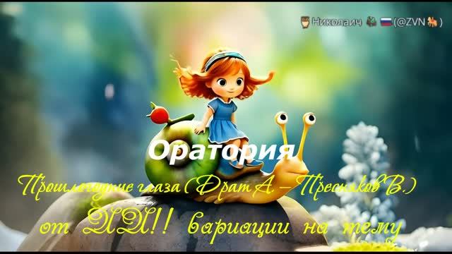 Оратория - Прошлогодние глаза ( Драт А. — Пресняков В.) На узбекском языке (Вариации от ИИ)