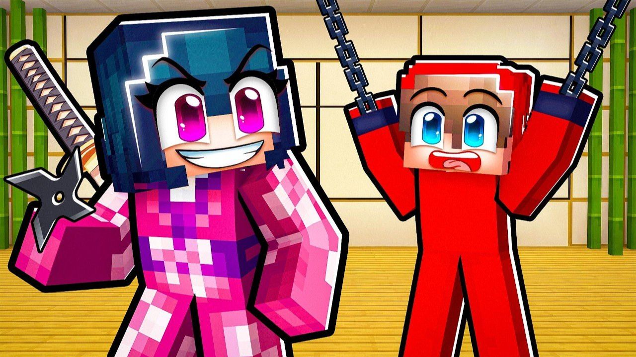 МЕНЯ ПОХИТИЛА ДЕВУШКА НИНДЗЯ В MINECRAFT