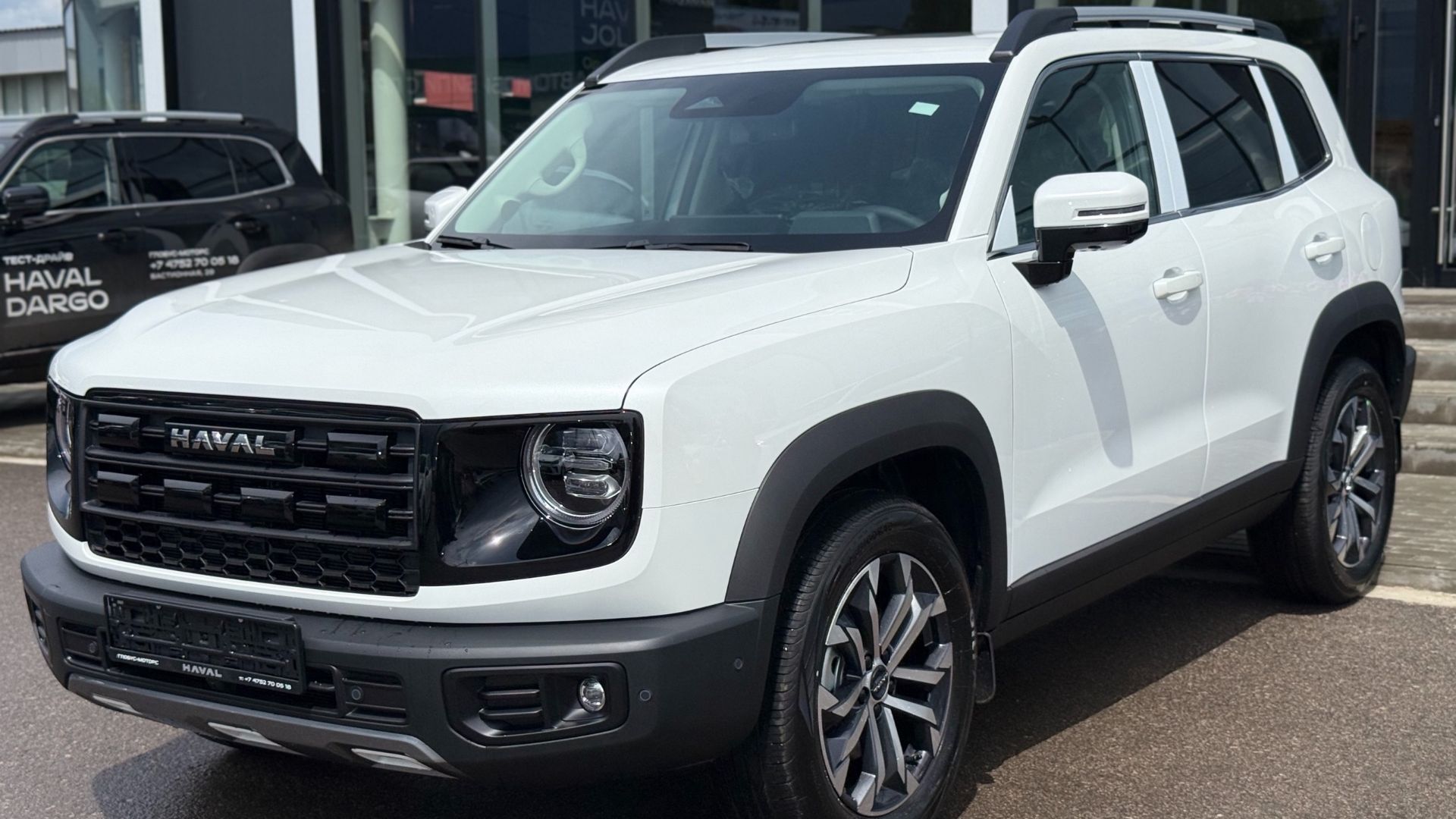 HAVAL Dargo в комплектации Техно+ белый салон черный