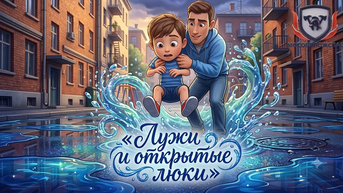 🚨️ ЛУЖИ И ОТКРЫТЫЕ ЛЮКИ: СКРЫТАЯ УГРОЗА НА УЛИЦАХ ГОРОДА! 🕳️💧