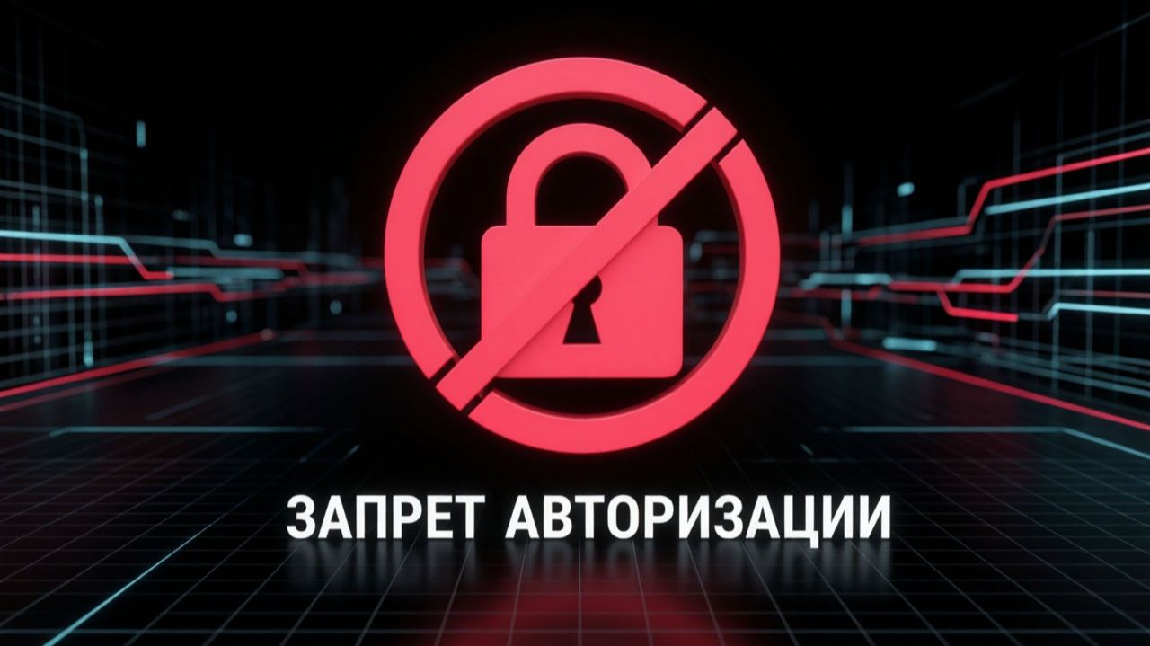Запрет авторизации через иностранные сервисы.