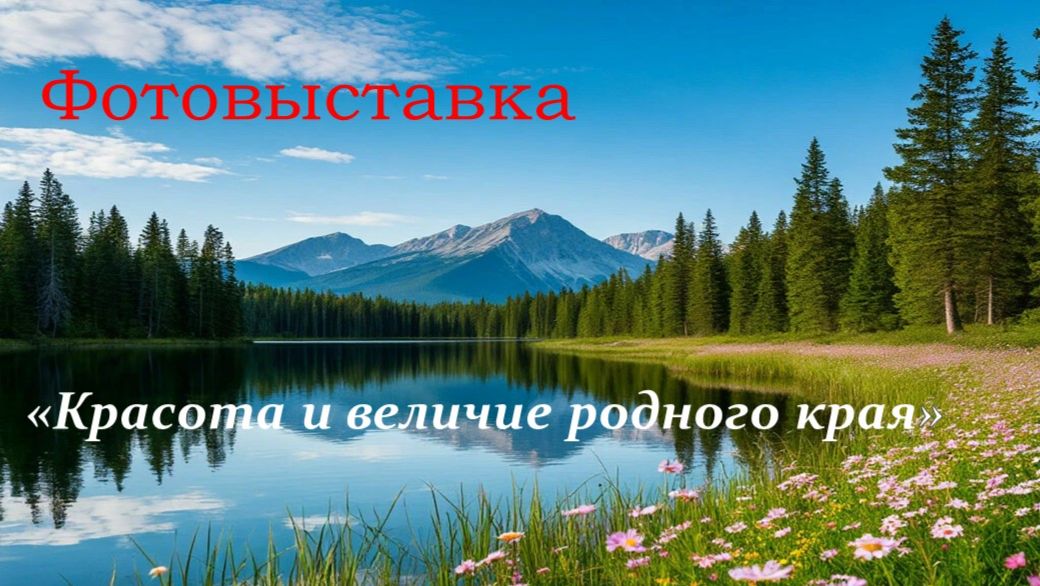 Фотовыставка "Красота и величие родного края"