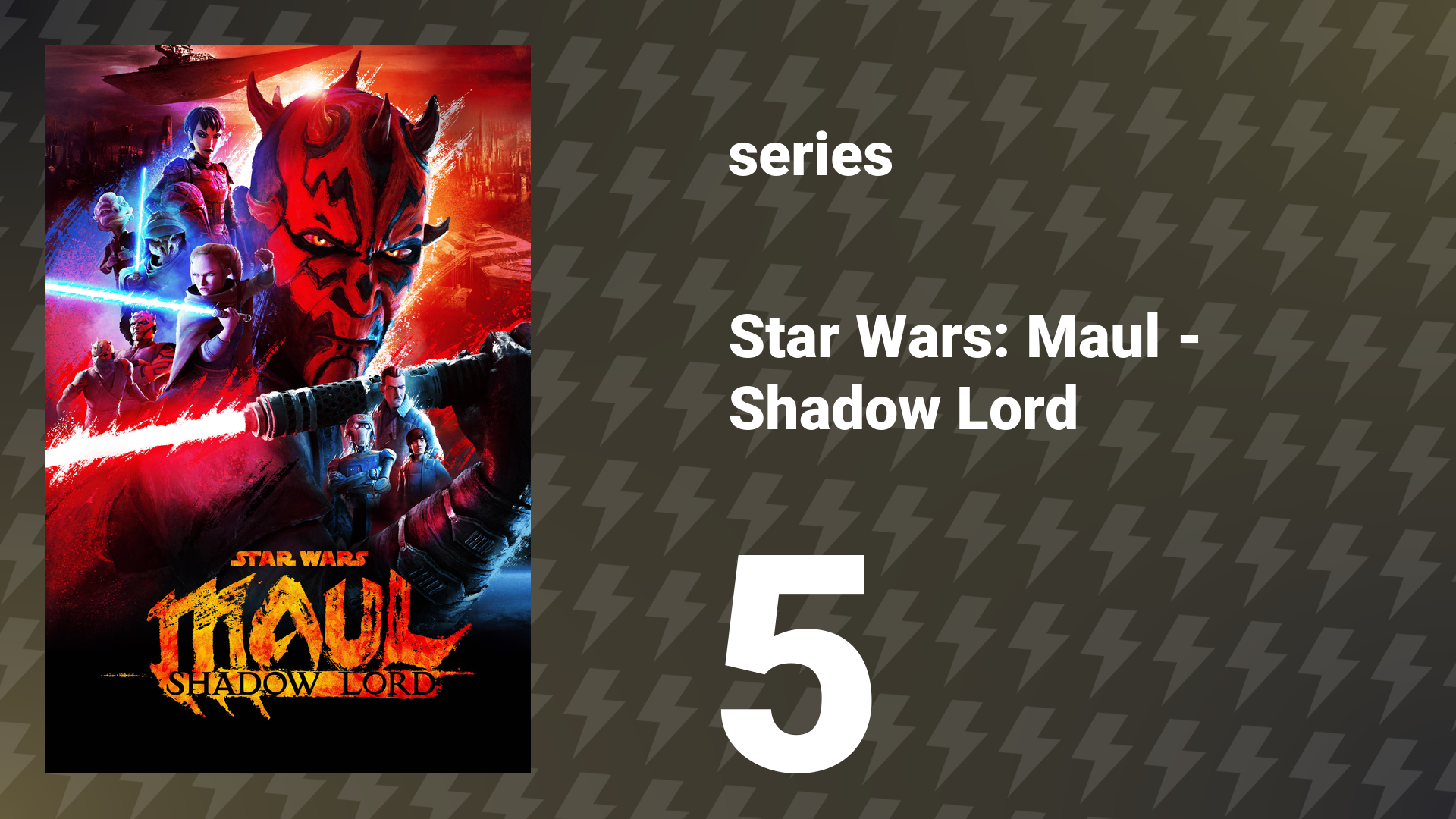 Star Wars: Maul - Shadow Lord episode 5 «Chapter 5: Inquisition» (animated series, 2026)