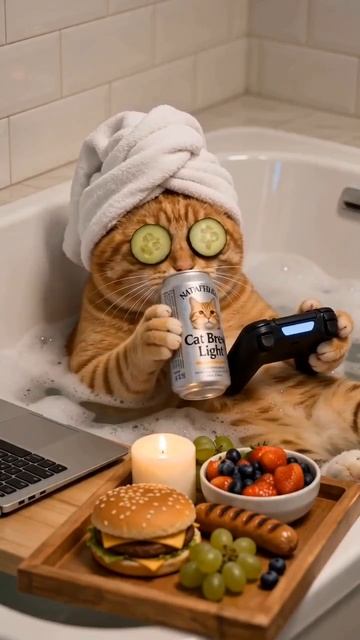 Котик отдыхает