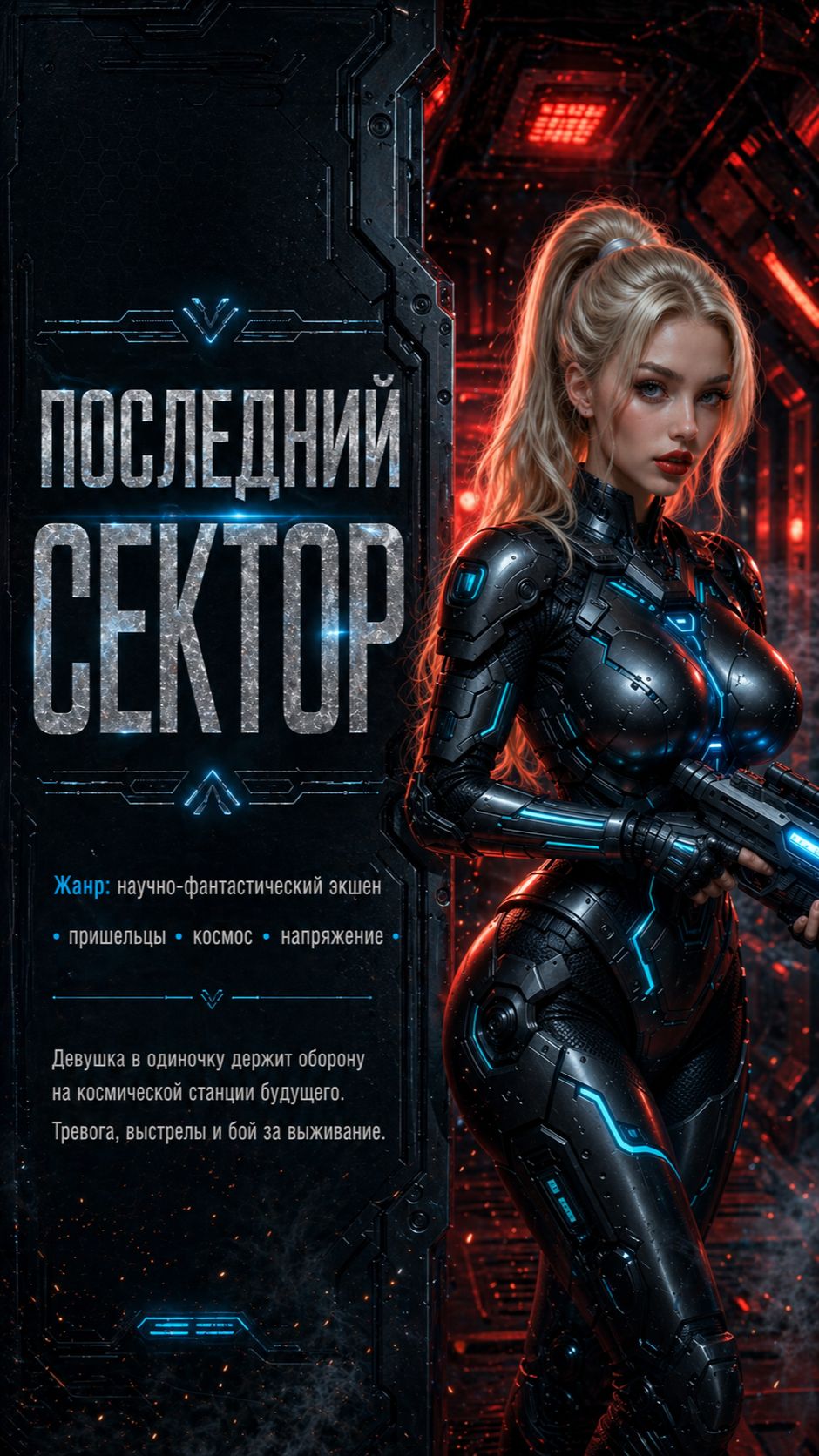 Одна против пришельцев на космической станции | Sci-Fi Action Short (Space Battle)