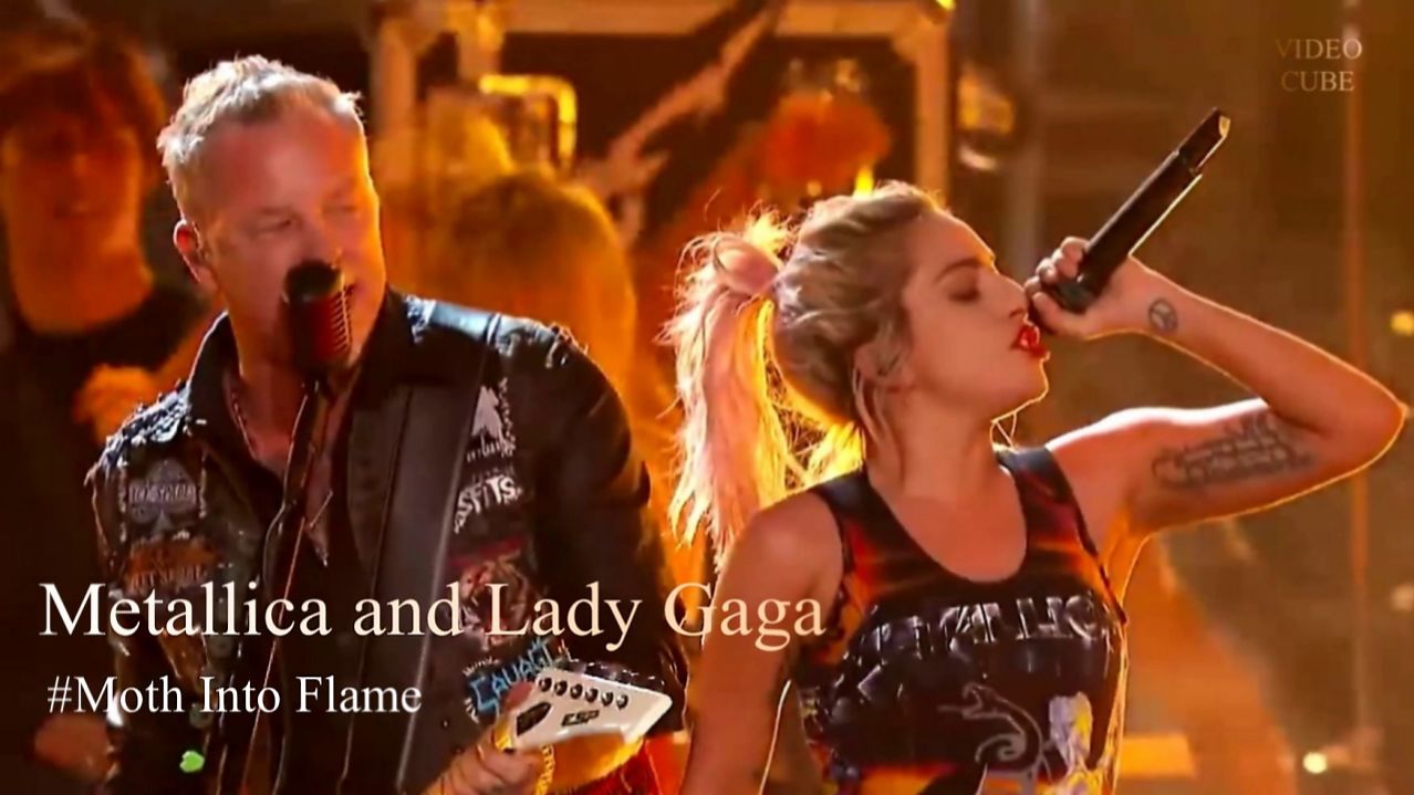 Metallica and Lady Gaga - Moth Into Flame