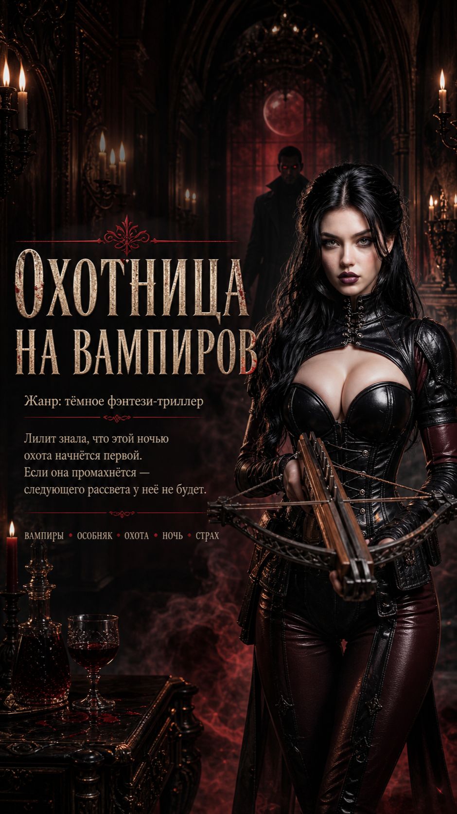 Она знала, что вампир придёт. Но не знала, что сегодня…