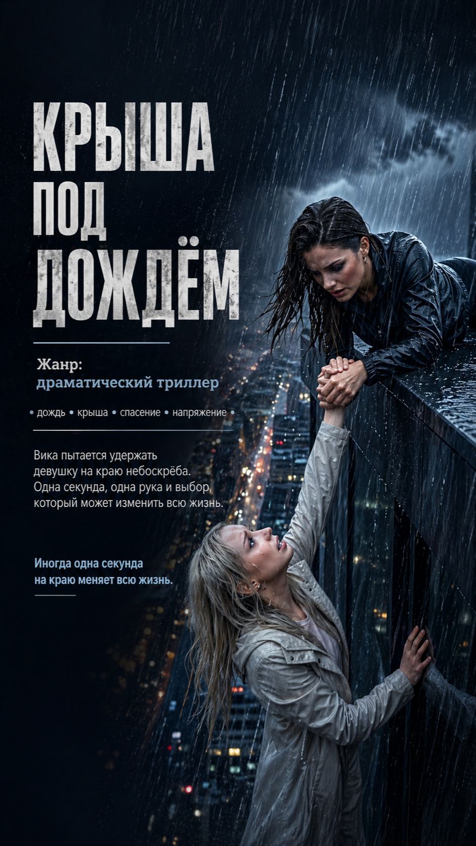 Крыша под дождём