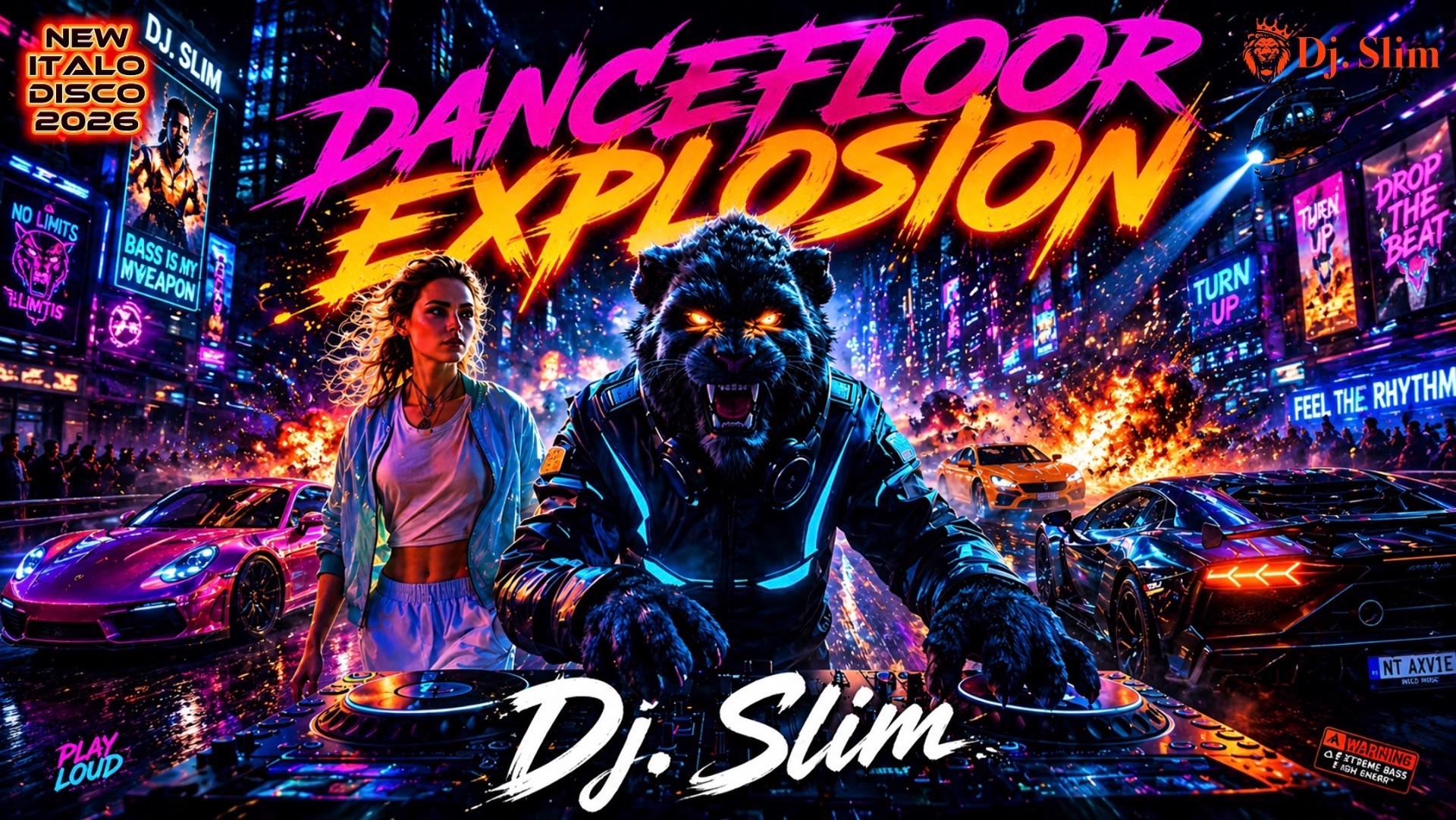 Dj. Slim - DANCEFLOOR EXPLOSION🎵New Dance HiT🎵NEW ITALO DISCO 2026🎵