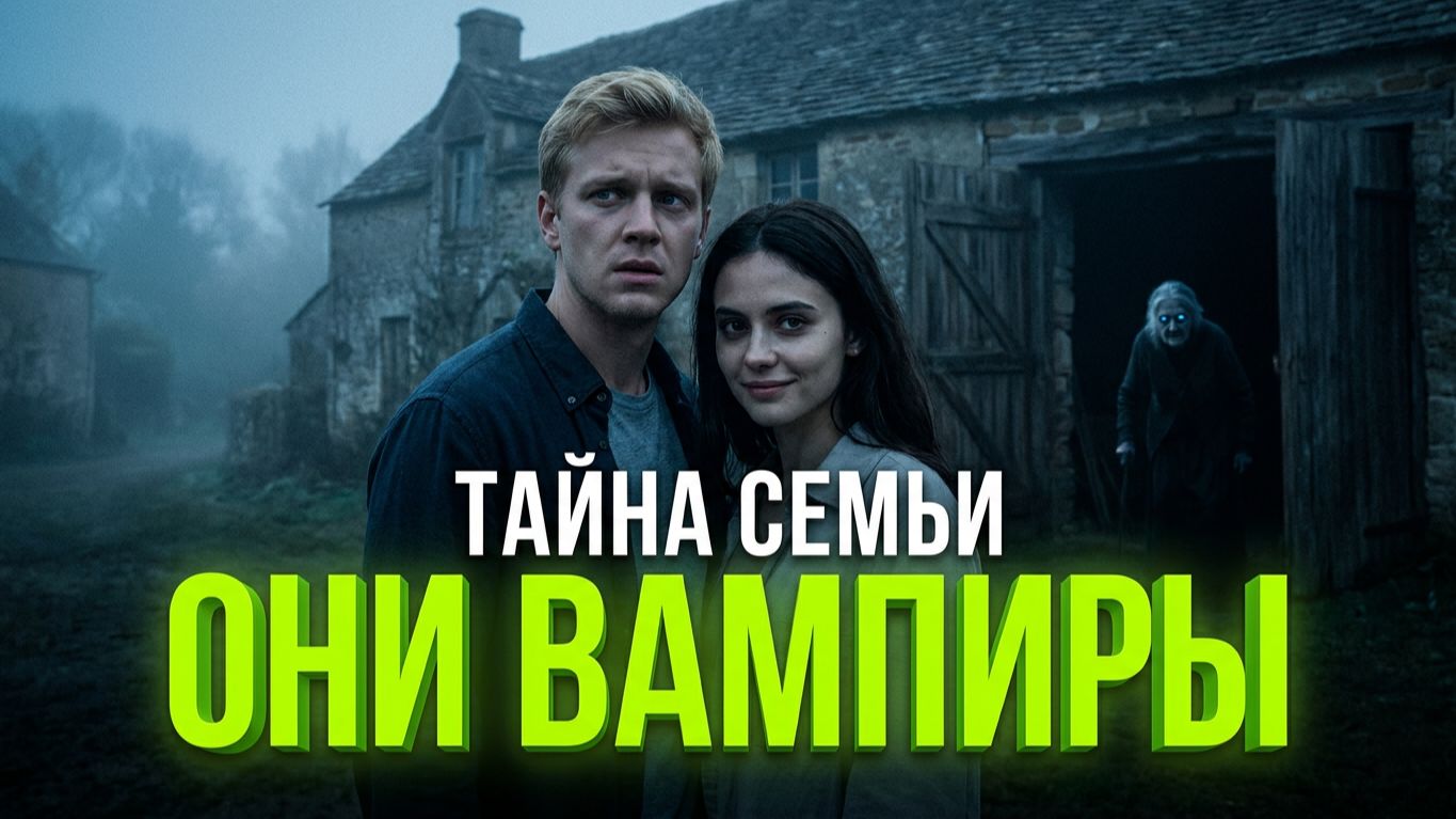 "ТАЙНА СЕМЬИ" - Страшная история на ночь про необычных вампиров