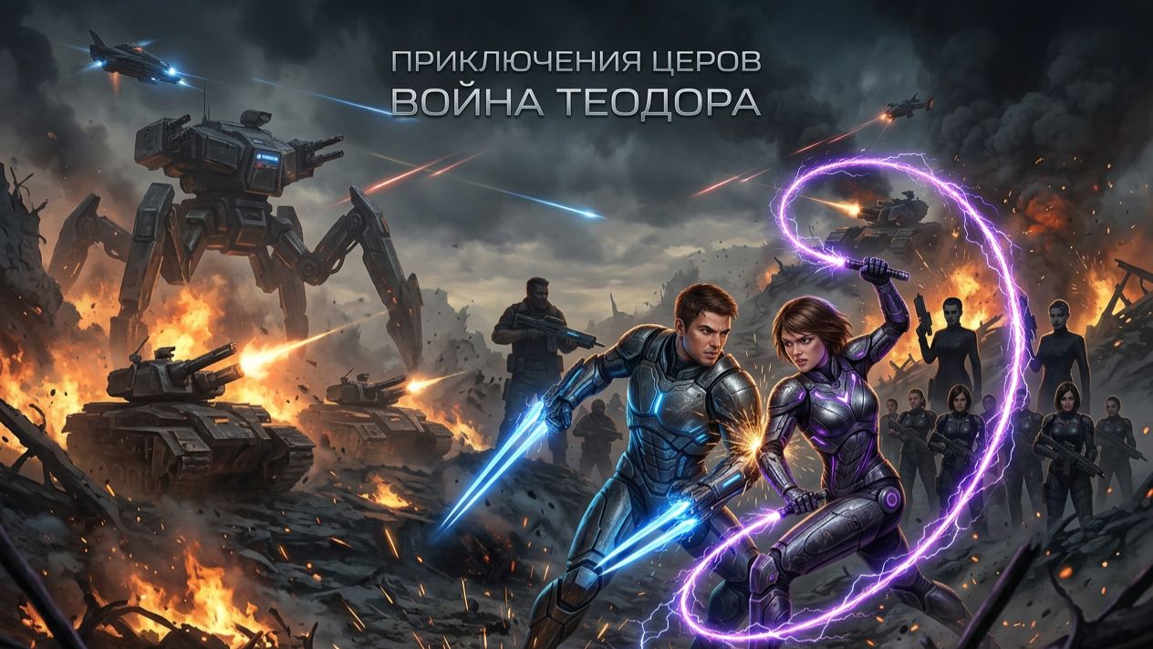 Приключения Церов. Война Теодора: когда детство заканчивается. #фантастика