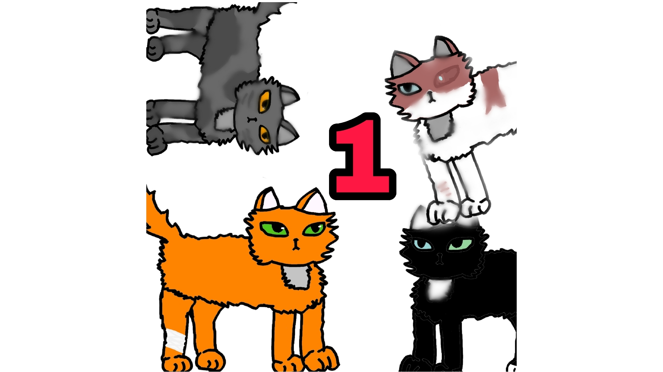 😾коты воители 1 часть😺