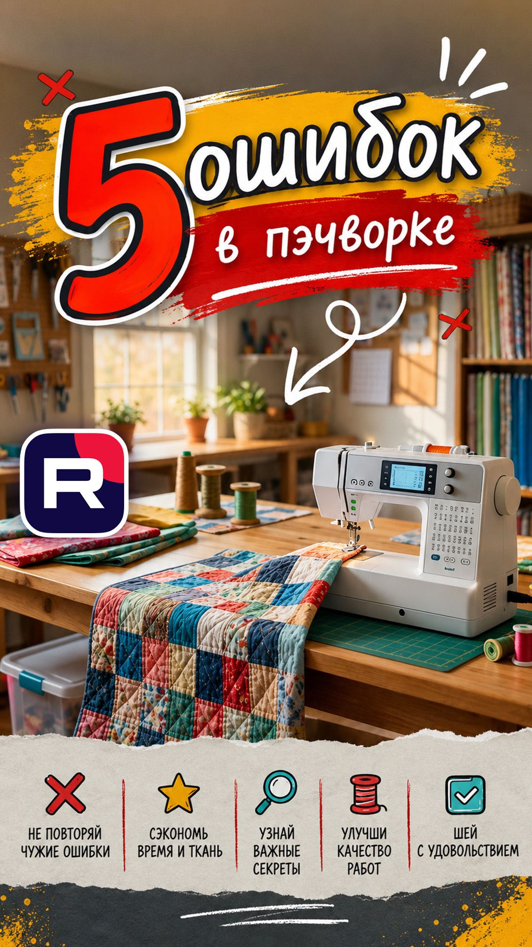 5 ошибок в пэчворке