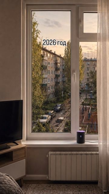 Ностальгия. Вид из окна советской квартиры #ностальгия❤️ #ссср #мишабиркин