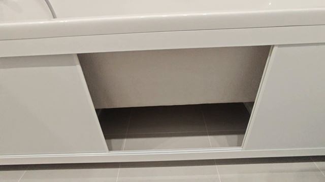 Экран под ванну по индивидуальным размерам A-Screen Белый Матовый без Ручек, 3 двери, 1693х564