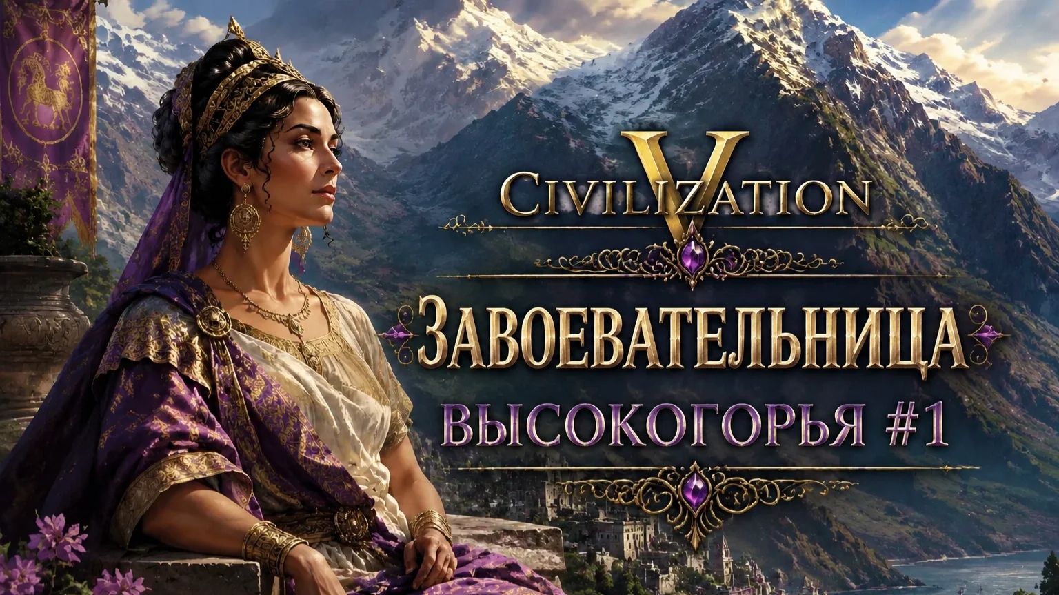 Civilization V - Завоевательница Высокогорья #1 [Божество/Дуэльная/20 игроков/Изи вин]