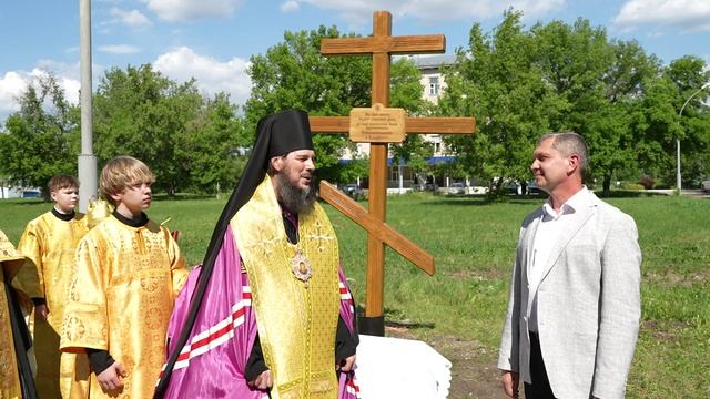 Слово после освящения места под строительство храма