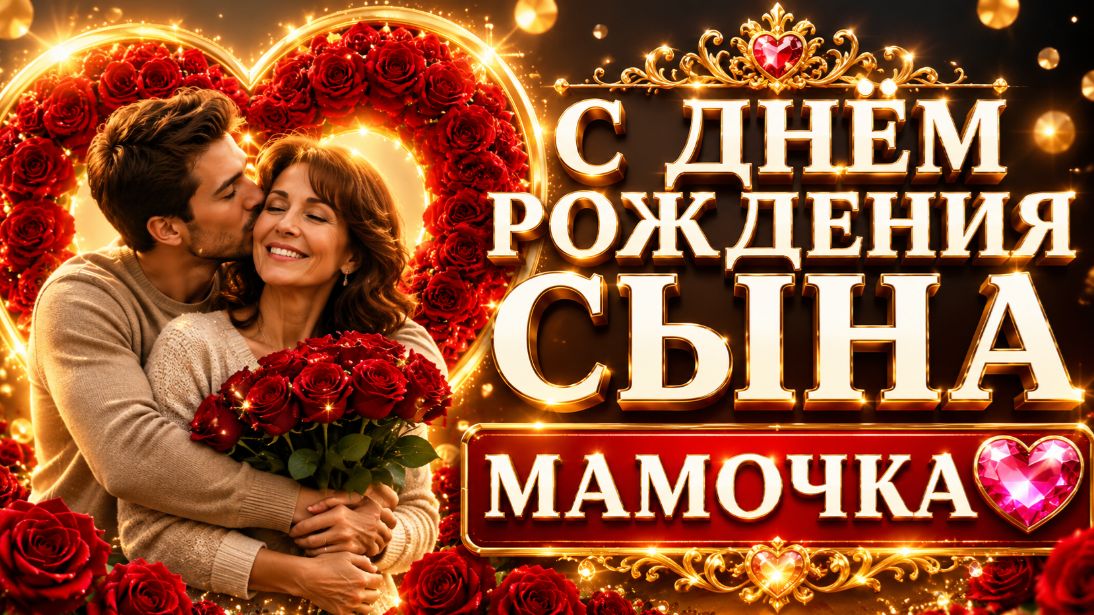 Поздравление Маме С Днем Рождения Сына 💖 Красивые Пожелания