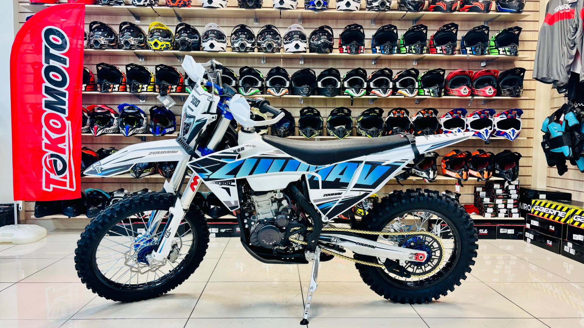 Мотоцикл эндуро ZUUMAV K8R NB300 синий