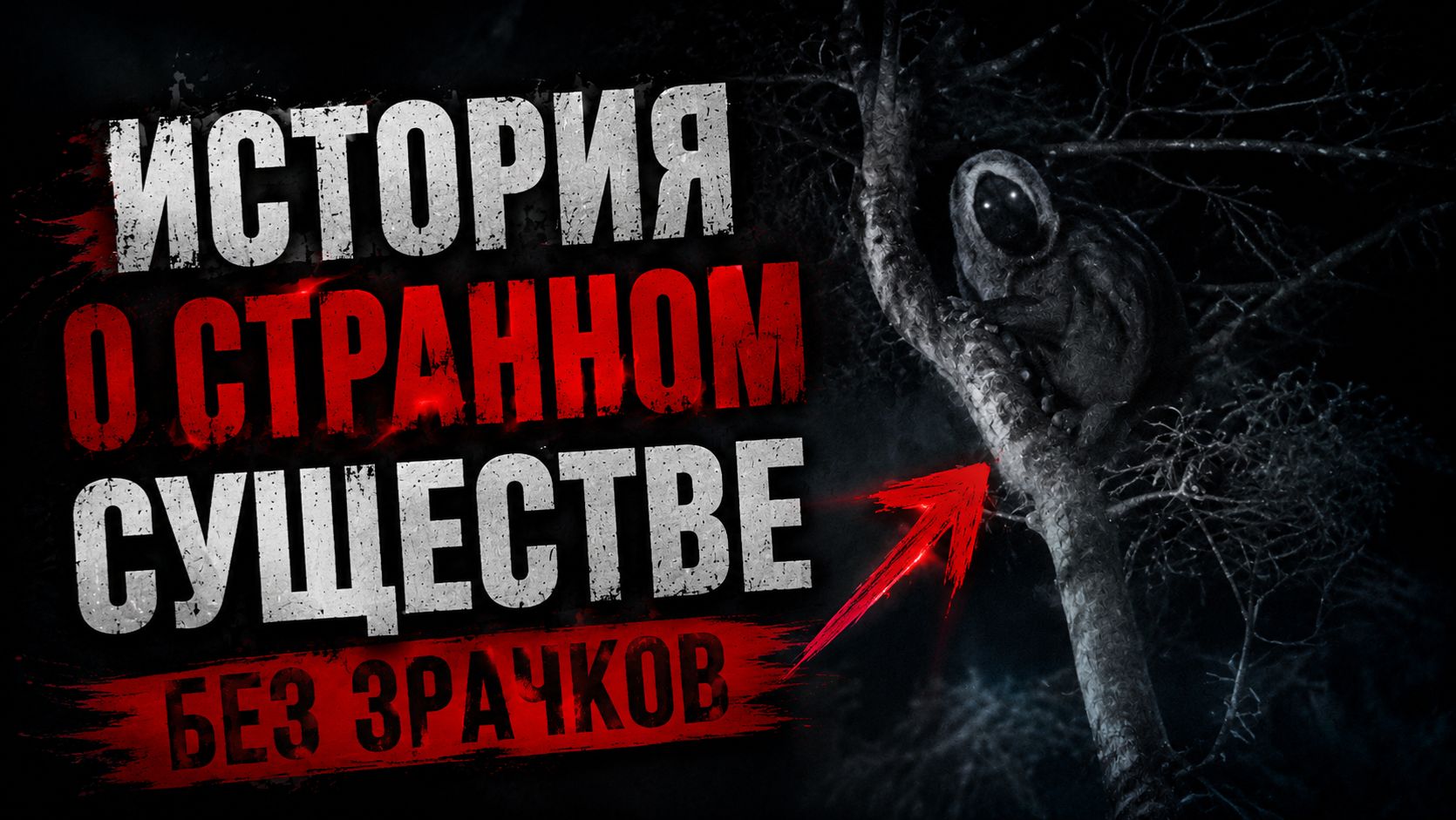 История о странном существе без зрачков