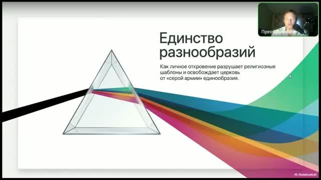 3.29.4 Единство разнообразий (трансляция)
