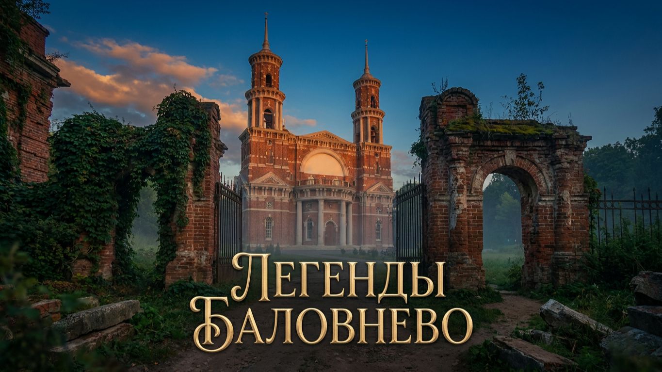 Баловнево.Легенды заброшенной усадьбы Муромцевых.  Владимирская церковь и старые подвалы.