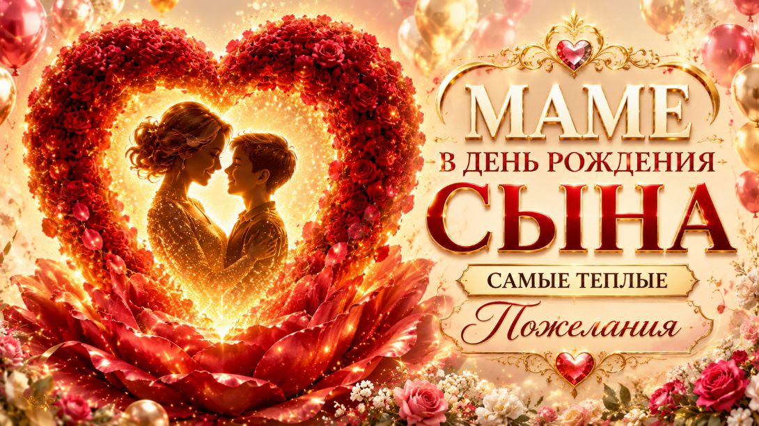Маме В День Рождения Сына 💐 Самые Теплые Пожелания