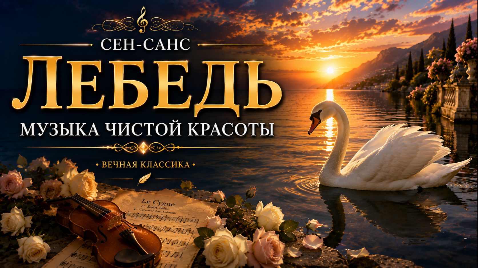 🦢 Сен-Санс — Лебедь | Музыка чистой красоты