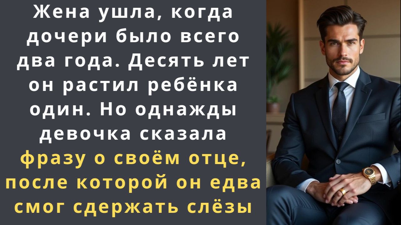 Истории из жизни «Дочь сказала «Папа» — и я заплакал. Но не из-за счастья» Слушать житейские истории